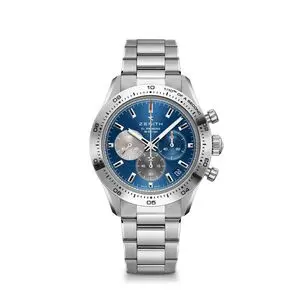 ZENITH Chronomaster Sport El Primero Watch Steel Bracelet - Silver