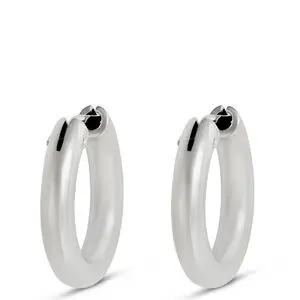 TOSCANO 21mm Hoop Earrings In 14k White Gold - Wg