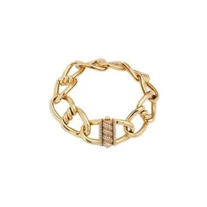Roberto Coin 18k Yellow Gold Cialoma Bracelet With Diamond Accents - Yg