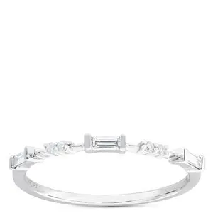 Benbridge Stackable Diamond Band In 14k White Gold - Wg