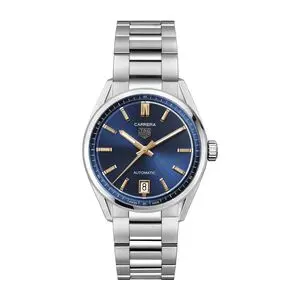 Tag Heuer Carrera Date 36mm Watch - Stainless Steel
