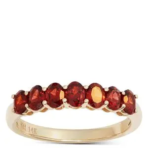 Benbridge Oval Garnet Ring In 14k Yellow Gold - Red