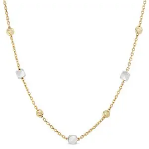 Benbridge 14k Yellow Gold Beaded Station Necklace - Yg