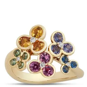 Benbridge Floral Sapphire Ring - Multicolored