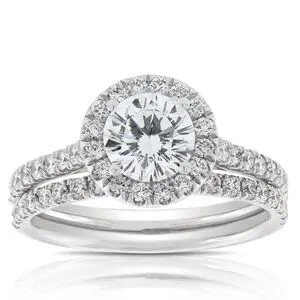 SIGNATURE Diamond Bridal Set 18k - Wg