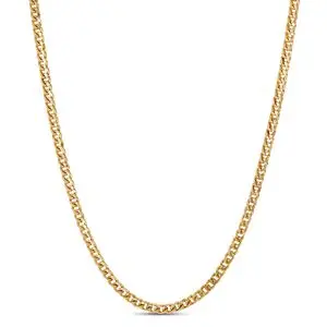 TOSCANO 24-inch Round Franco Chain Necklace In 18k Yellow Gold - Yg