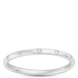 Benbridge Stackable Round Diamond Ring - Wg