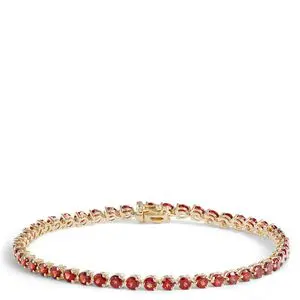 Benbridge Round Garnet Gemstone Bracelet - Red