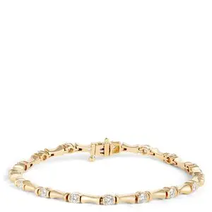 SIGNATURE Ben Bridge Diamond Bracelet 18k Yellow Gold - Not Applicable