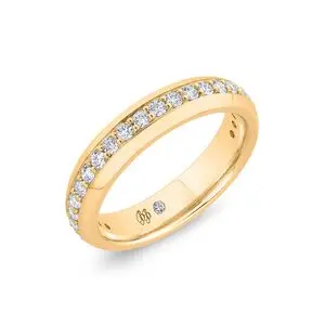 BELLA PONTE Refined Knife Edge Diamond Bridal Ring - Yg
