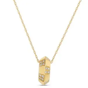 Benbridge Diamond Circle Pendant Necklace - H-i