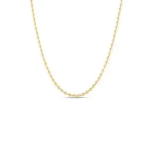 Roberto Coin Classic Bead Chain Necklace - Yg