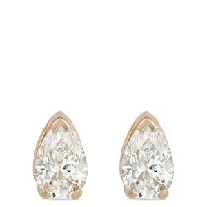 Benbridge Pear Shape Diamond Stud Earrings - Yg