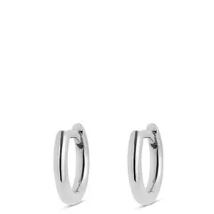 Benbridge 14k White Gold Hoop Earrings - Wg