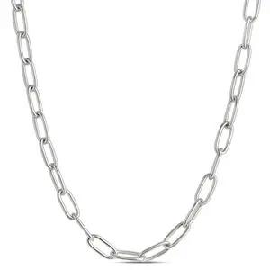 TOSCANO 20-inch Paperclip Chain Necklace - Wg
