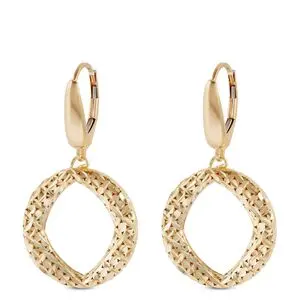 TOSCANO Open Circle 14k Yellow Gold Earrings - Yg