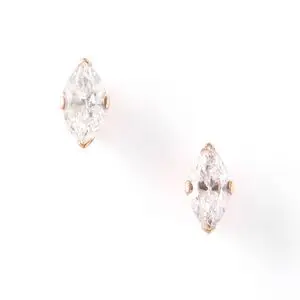 Benbridge Marquise Solitaire Diamond Stud Earrings - G-h