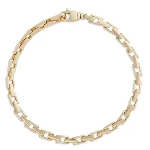 TOSCANO 8.5-inch Rectangle Link Bracelet - Yg