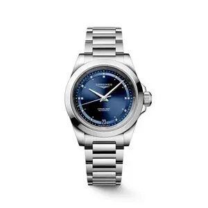 LONGINES Conquest Sunray Blue Dial Watch - Stainless Steel