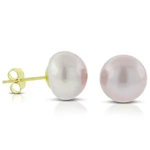 Benbridge Freshwater Cultured Pearl Stud Earrings In 14k Yellow Gold - Pink