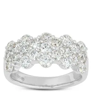 Benbridge Diamond Band In 14k White Gold - Wg