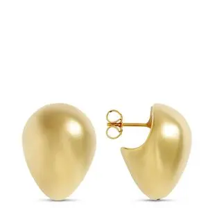 TOSCANO Sculpted Bead Stud Earrings, 14k Yellow Gold - Yg