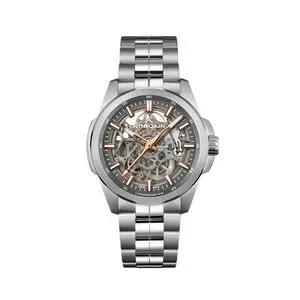 NORQAIN Independence Skeleton 42mm Watch - Stainless Steel