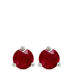 Benbridge Ruby Martini Stud Earrings - Red