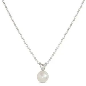 Benbridge Akoya Pearl Pendant Necklace - White