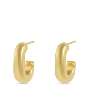 TOSCANO Half-oval Hoop Earrings, 14k Yellow Gold - Yg