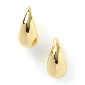 TOSCANO 14k Yellow Gold Teardrop Stud Earrings - Yg