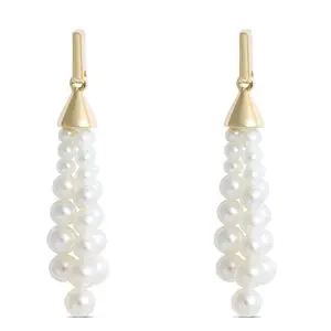 Benbridge Cultured Pearl Drop Earrings - White