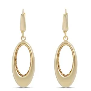 TOSCANO Oval Drop Earrings 14k Yellow Gold - Yg