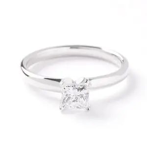 IKUMA Princess Cut Diamond Solitaire Ring - Wg