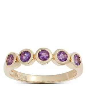 Benbridge 14k Yellow Gold Amethyst Ring - Purple