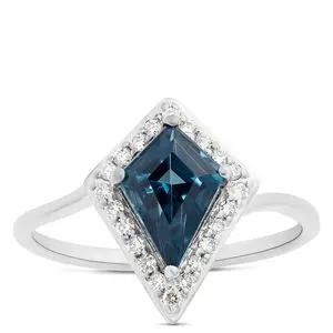 Benbridge Kite Topaz And Diamond Ring - Blue