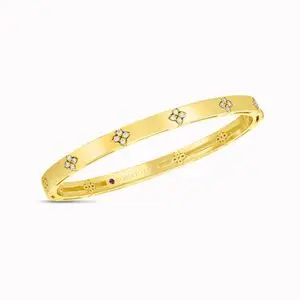 Roberto Coin 18k Gold Diamond Bangle - Yg