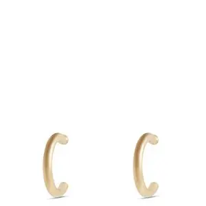 Benbridge Three-quarter Hoop Baby Earrings - Yg