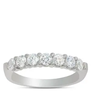 SIGNATURE Ben Bridge 7 Stone Diamond Anniversary Platinum Band - Plt