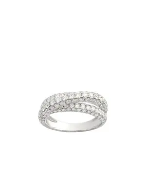 Benbridge Crossover Diamond Ring - Wg