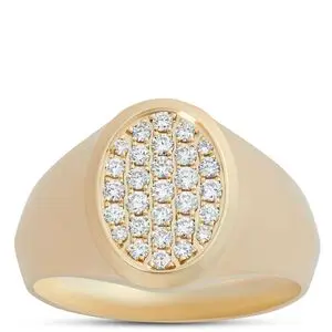 Benbridge Diamond Cluster Ring In 14k Yellow Gold - Near Colorless