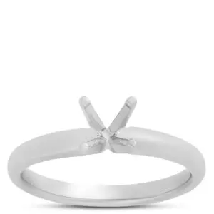 Benbridge Solitaire Four-prong Engagement Ring Setting 14k White Gold - Wg