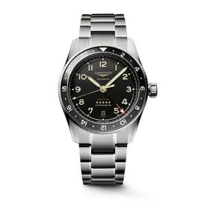 LONGINES Spirit Zulu Time 39mm Watch - Titanium