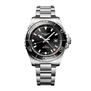 LONGINES Hydroconquest Gmt Sunray Black Dial 43mm Watch - Not Applicable