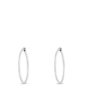 Benbridge 30mm Hinged Hoop Earrings - Wg