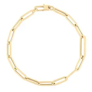Roberto Coin 18k Yellow Gold Alternating Link Bracelet - Yg