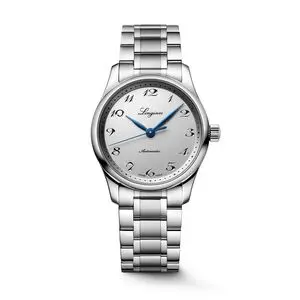 LONGINES Master Collection Silver Dial Watch, 34mm - Stainless Steel