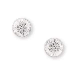 Benbridge Round Diamond Solitaire Studs - H-i