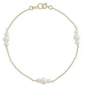 Benbridge 14k Yellow Gold Freshwater Pearl Station Bracelet - Yg