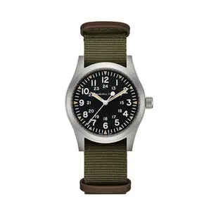 Hamilton Khaki Field Mechanical 42mm Watch - Stainless Steel